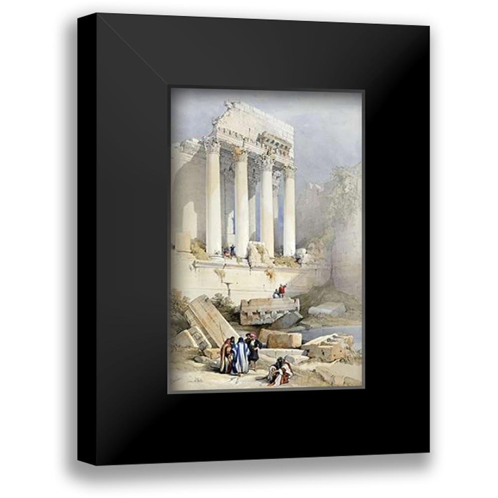 Roberts, David 10x14 Black Modern Framed Museum Art Print Titled - The ...