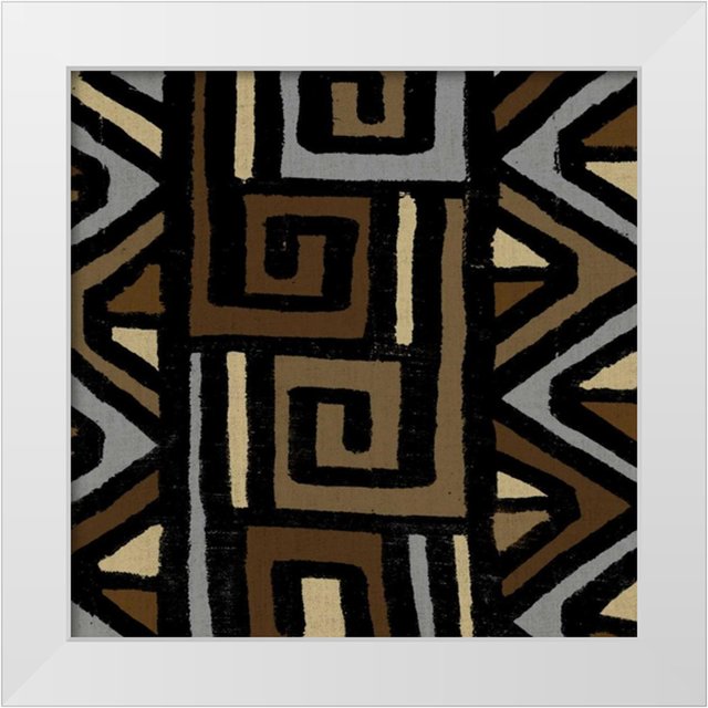 Roberts, Ellie 12x12 White Modern Wood Framed Museum Art Print Titled ...