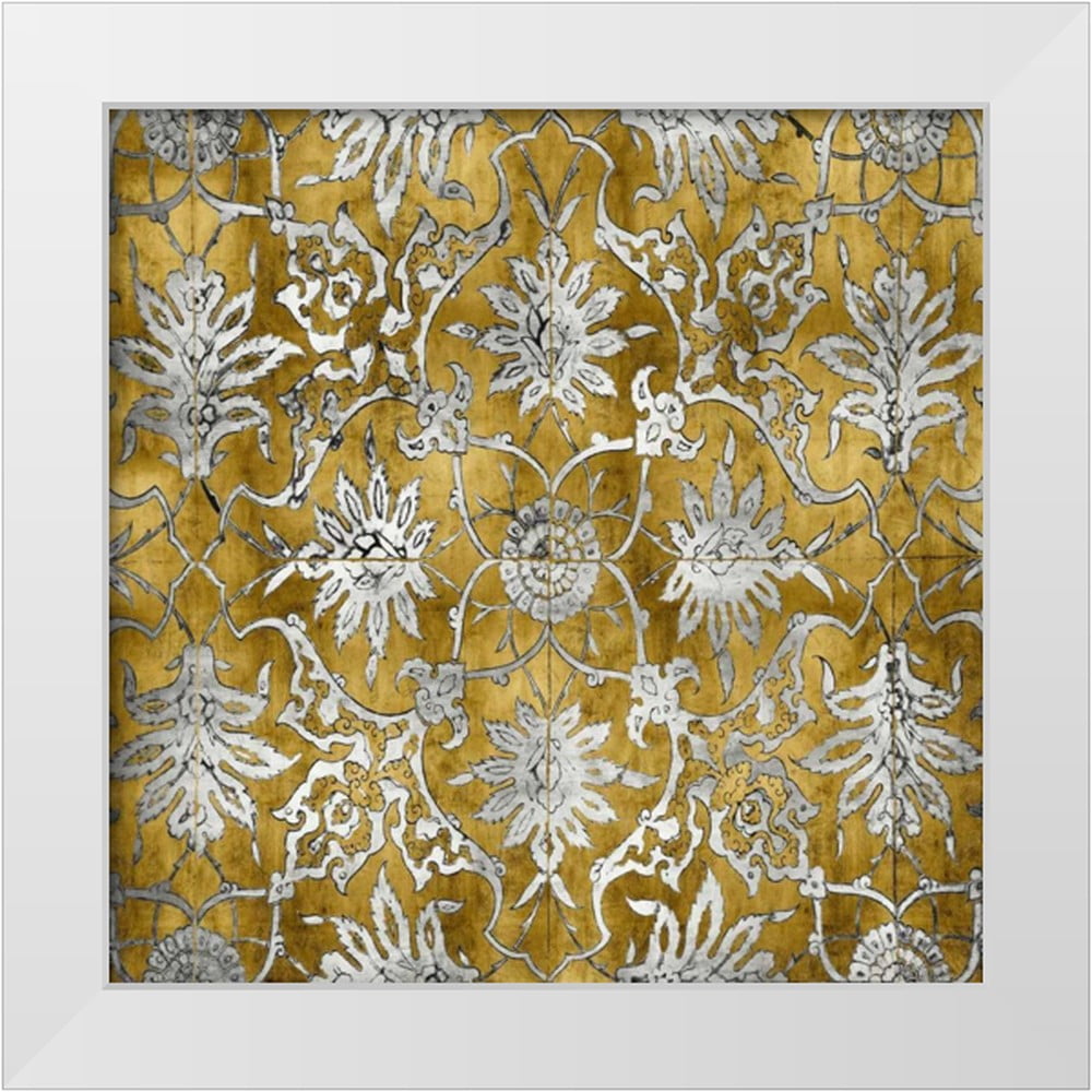 Roberts, Ellie 12x12 White Modern Wood Framed Museum Art Print Titled ...