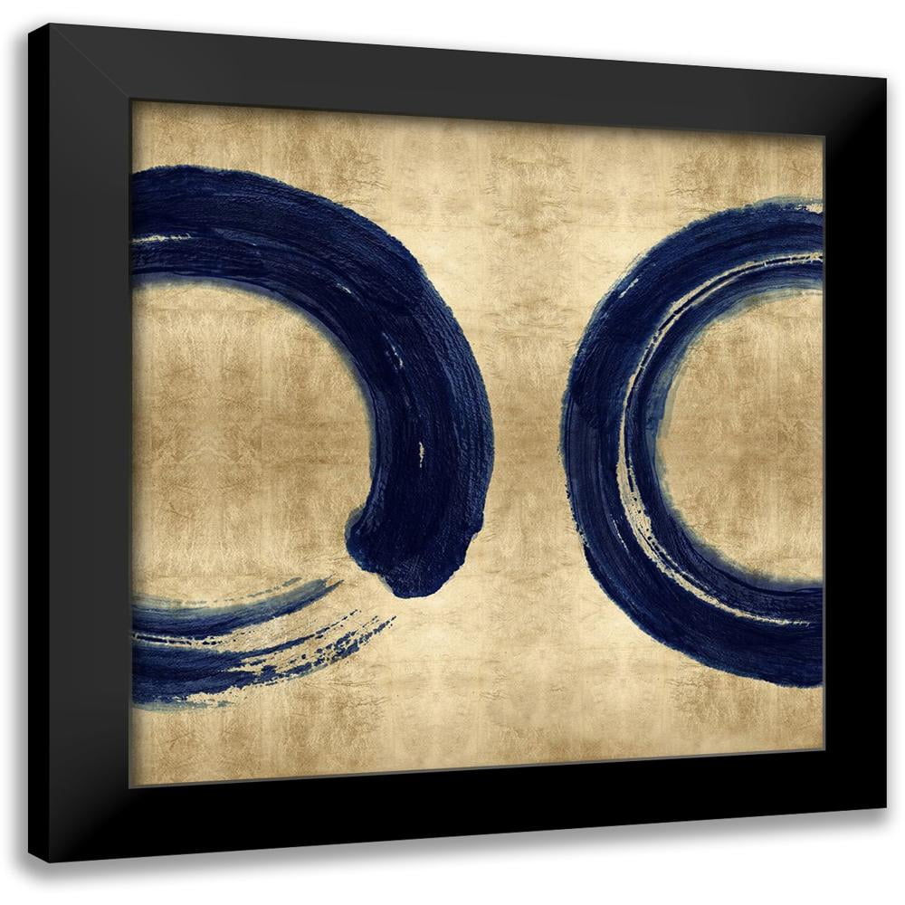Roberts, Ellie 15x15 Black Modern Framed Museum Art Print Titled - Blue ...