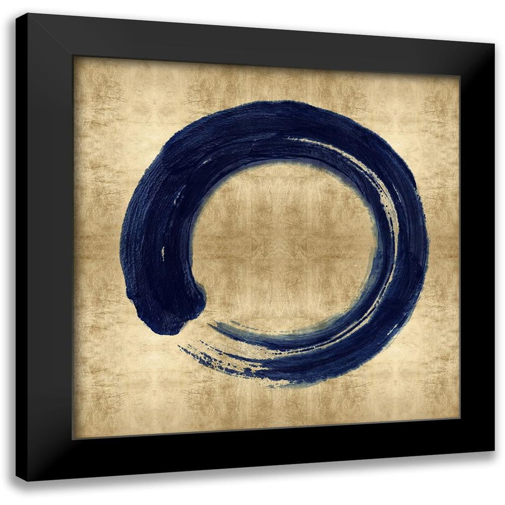 Roberts, Ellie 20x20 Black Modern Framed Museum Art Print Titled - Blue ...