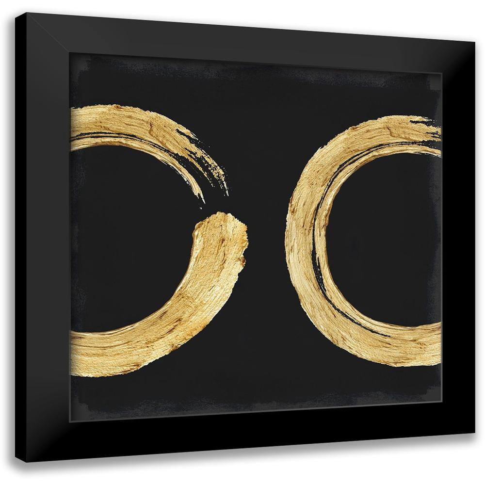 Roberts, Ellie 20x20 Black Modern Framed Museum Art Print Titled - Gold ...