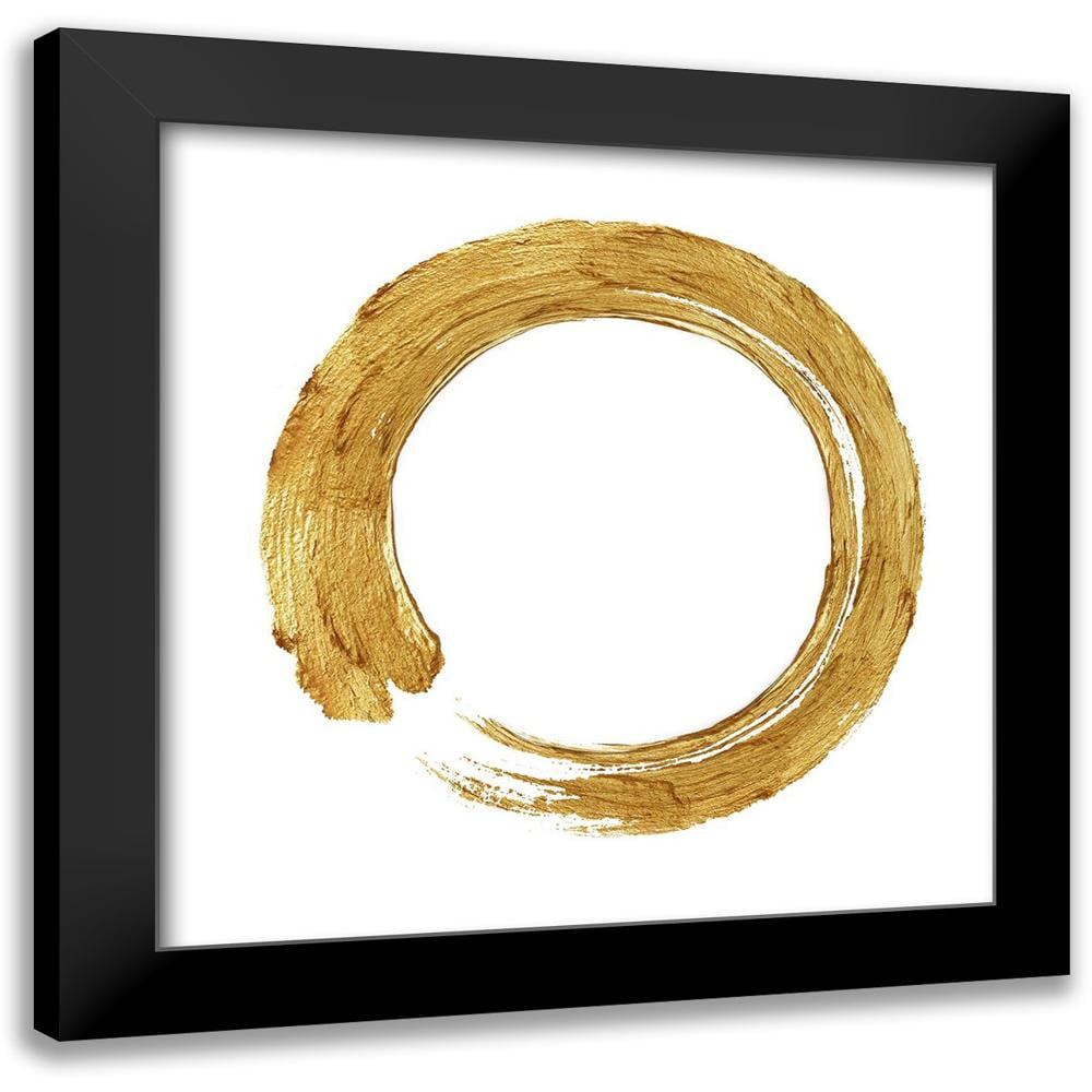 Roberts, Ellie 20x20 Black Modern Framed Museum Art Print Titled - Gold ...
