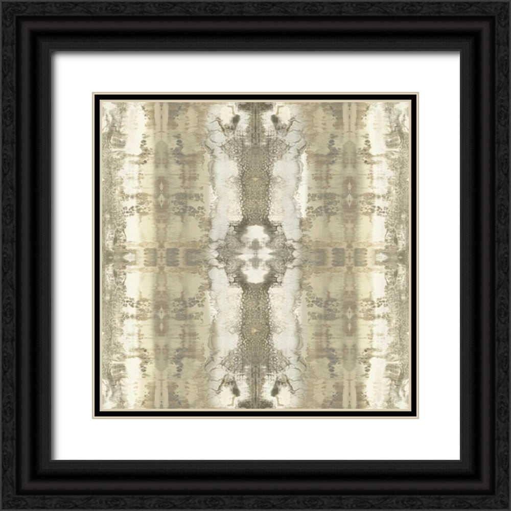 Roberts, Ellie 26x26 Black Ornate Wood Framed with Double Matting ...