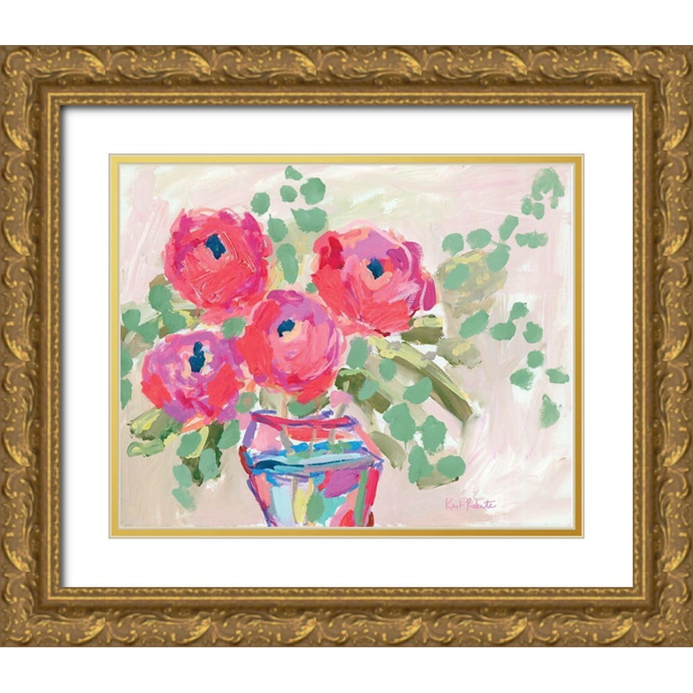 Roberts, Kait 14x12 Gold Ornate Wood Framed with Double Matting Museum ...