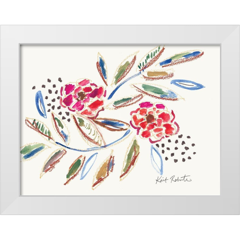 Roberts, Kait 14x12 White Modern Wood Framed Museum Art Print Titled ...