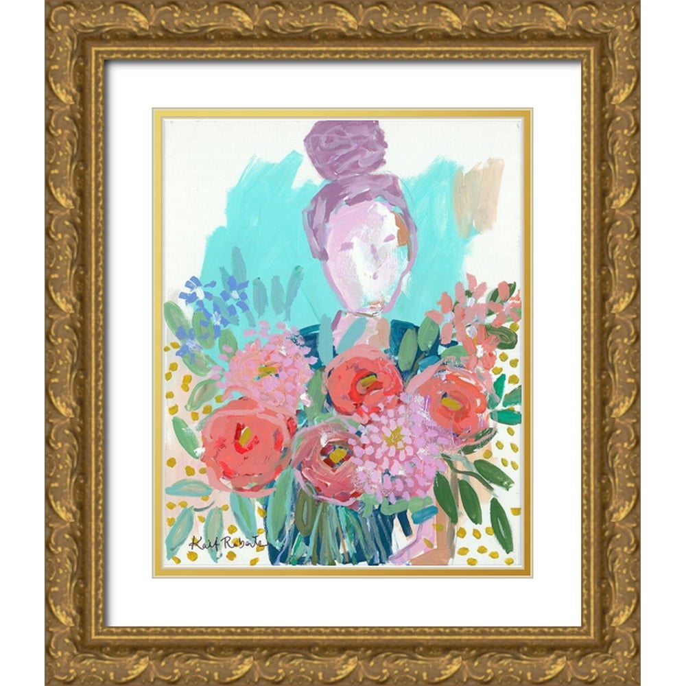 Roberts, Kait 15x18 Gold Ornate Wood Framed with Double Matting Museum ...