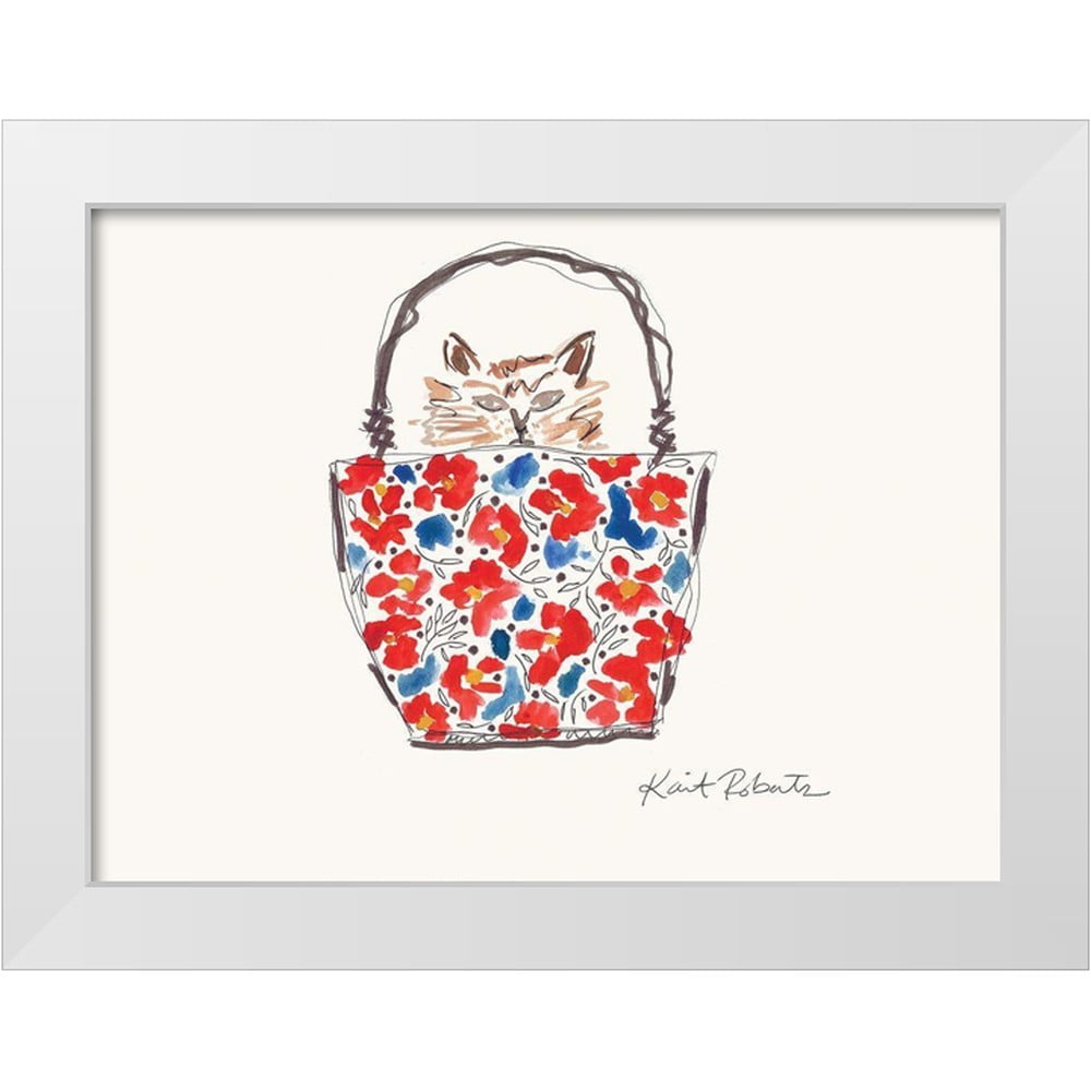 Roberts, Kait 18x14 White Modern Wood Framed Museum Art Print Titled ...