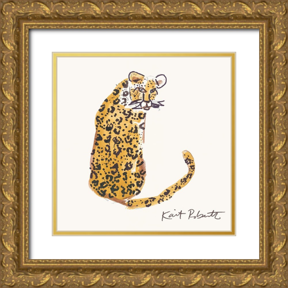 Roberts, Kait 20x20 Gold Ornate Wood Framed with Double Matting Museum ...
