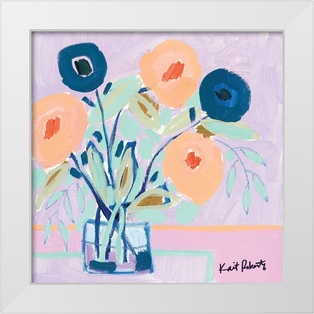 Roberts, Kait 20x20 White Modern Wood Framed Museum Art Print Titled ...