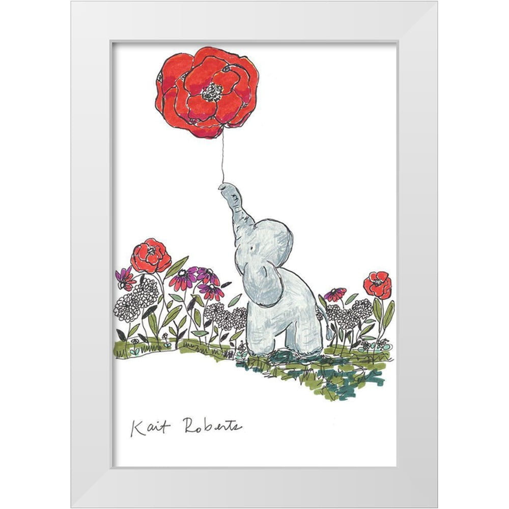 Roberts, Kait 23x32 White Modern Wood Framed Museum Art Print Titled ...