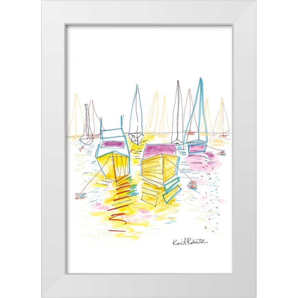 Roberts, Kait 23x32 White Modern Wood Framed Museum Art Print Titled ...