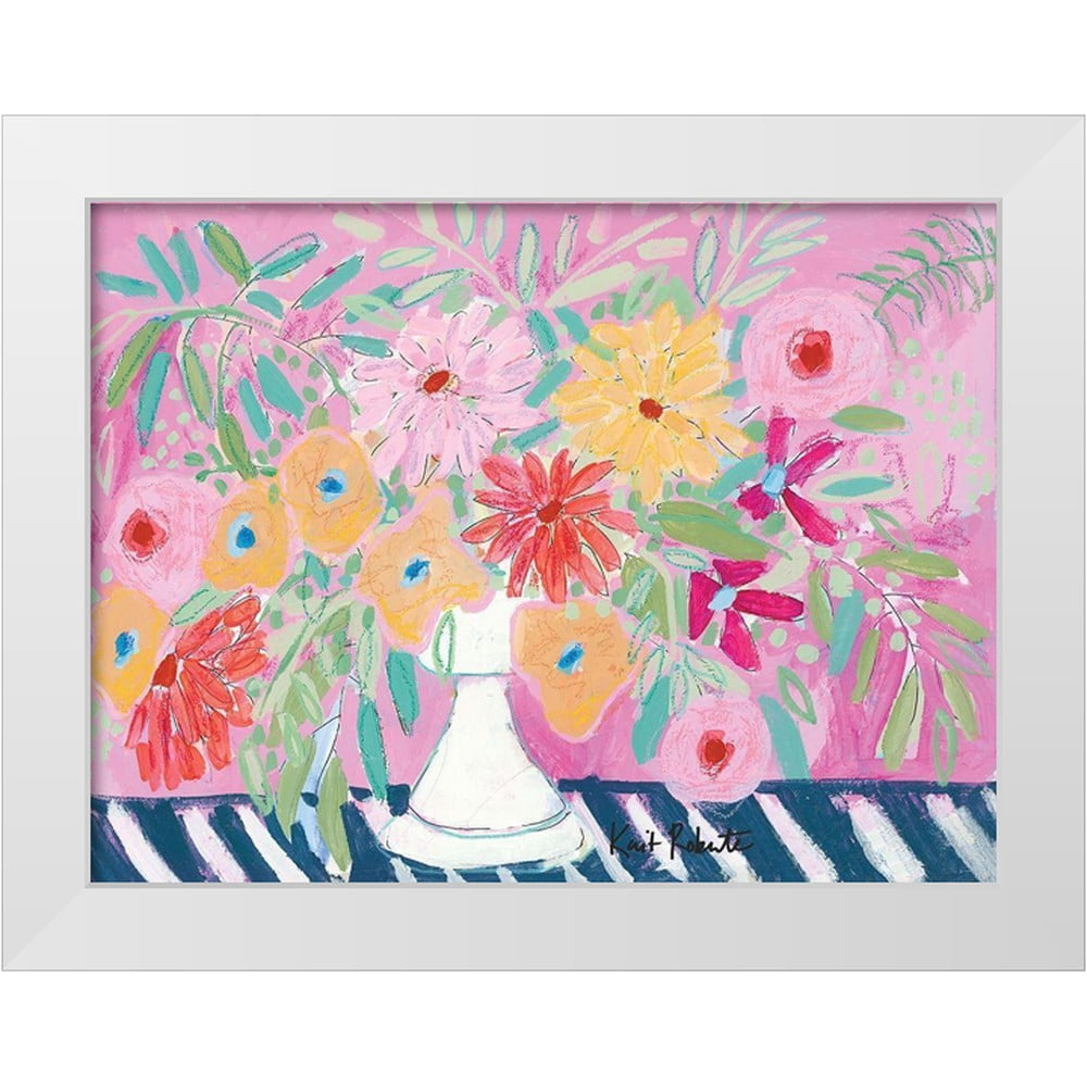 Roberts, Kait 24x19 White Modern Wood Framed Museum Art Print Titled ...