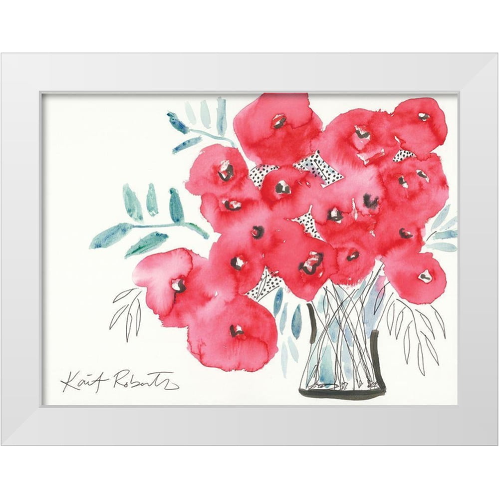 Roberts, Kait 24x19 White Modern Wood Framed Museum Art Print Titled ...