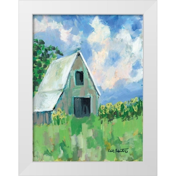 Roberts, Kait 25x32 White Modern Wood Framed Museum Art Print Titled ...