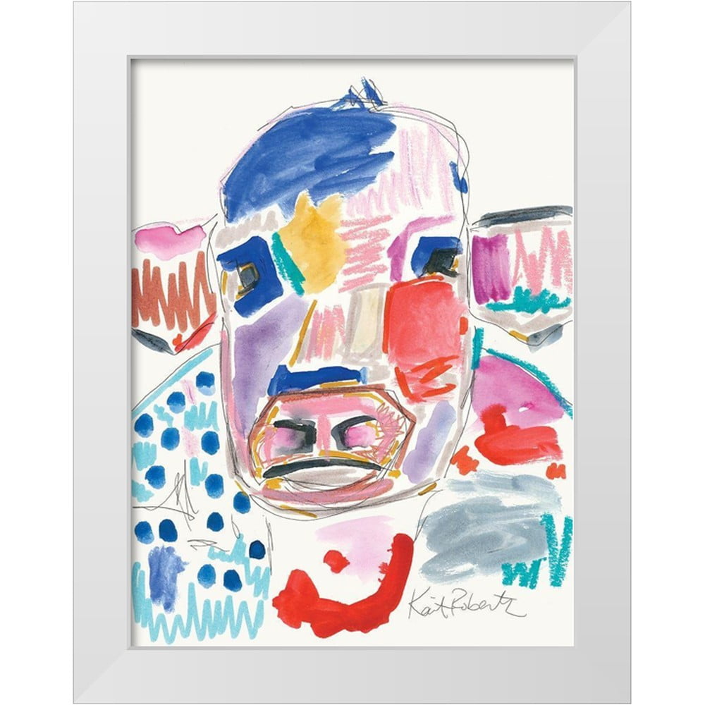 Roberts, Kait 25x32 White Modern Wood Framed Museum Art Print Titled ...