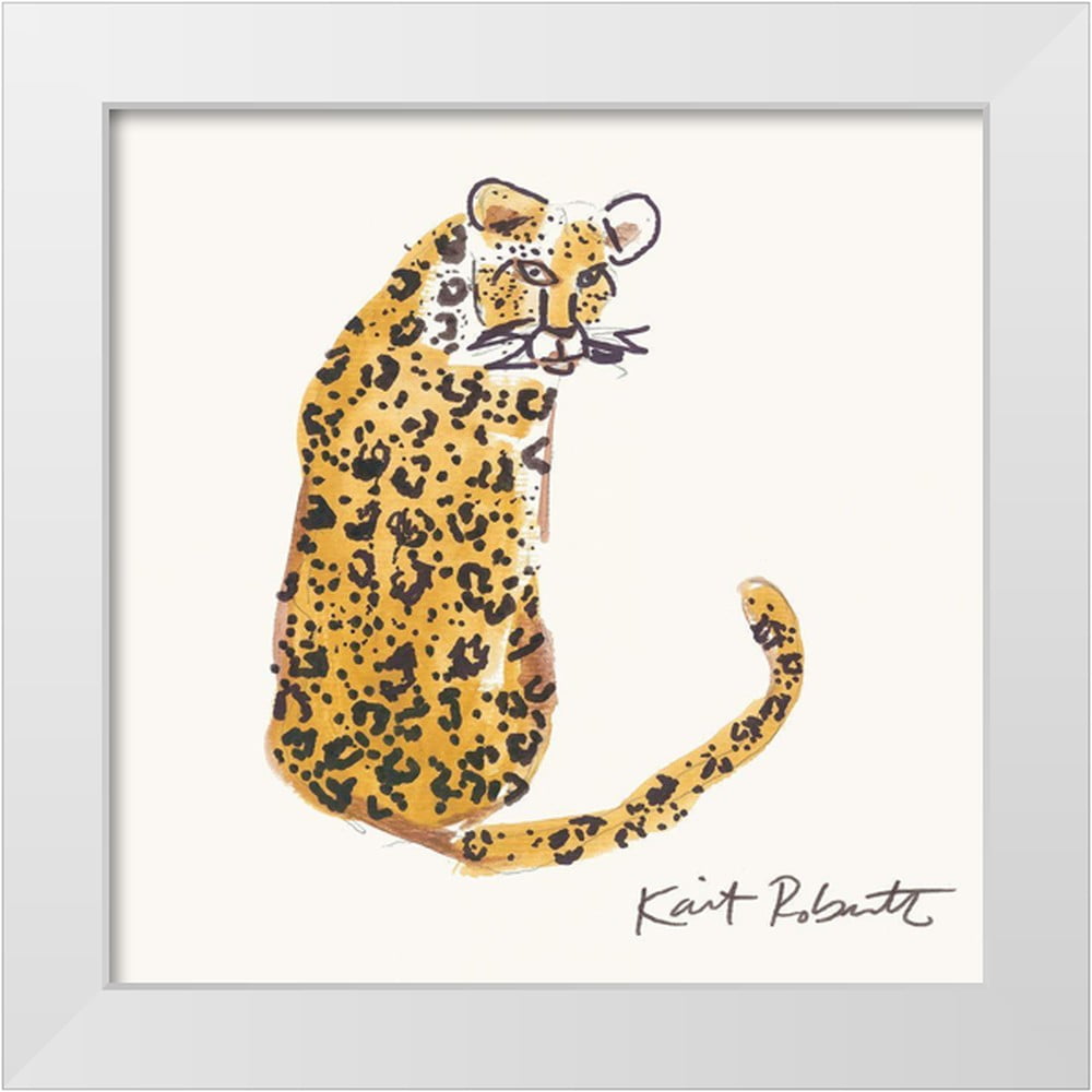 Roberts, Kait 26x26 White Modern Wood Framed Museum Art Print Titled ...