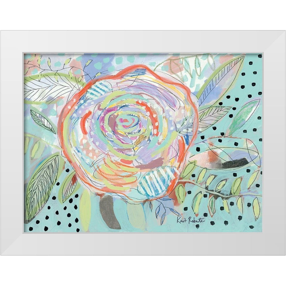 Roberts, Kait 32x25 White Modern Wood Framed Museum Art Print Titled ...