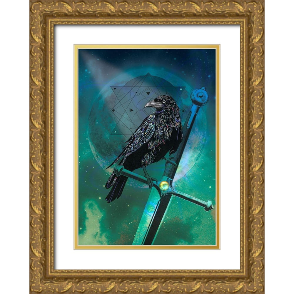 Roberts, Karin 14x18 Gold Ornate Wood Framed with Double Matting Museum ...