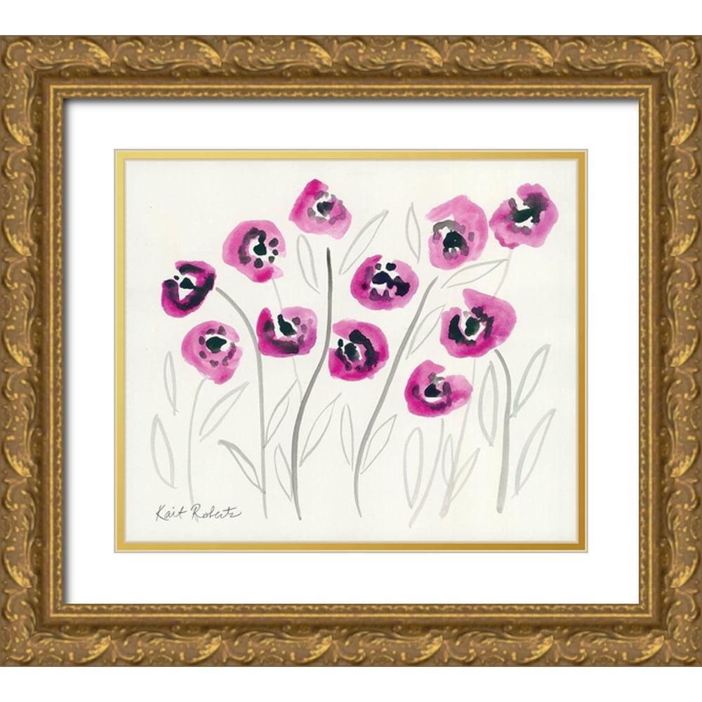 Roberts, Kati 17x15 Gold Ornate Wood Framed with Double Matting Museum ...