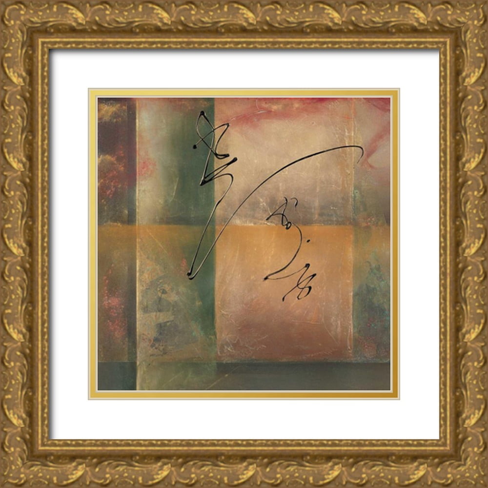 Roberts, Kati 26x26 Gold Ornate Wood Framed with Double Matting Museum ...