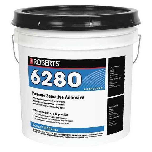 Roberts 4 Gallon Vinyl Tile Glue, Multi-Purpose Floor Adhesive ...