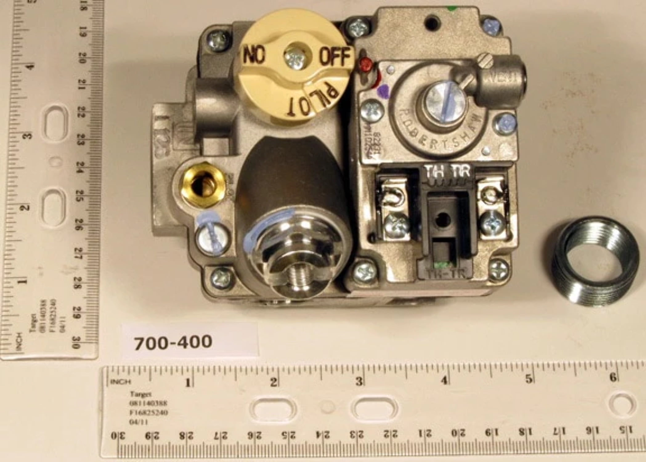 Robertshaw 700-400 - 24V 1/2 X 3/4 Gas Valve for Efficient Heating ...