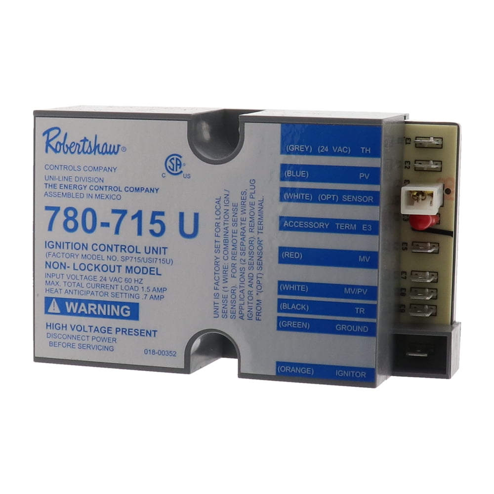 Robertshaw Spark Ignition Control,Nonlockout 780-715 - Walmart.com