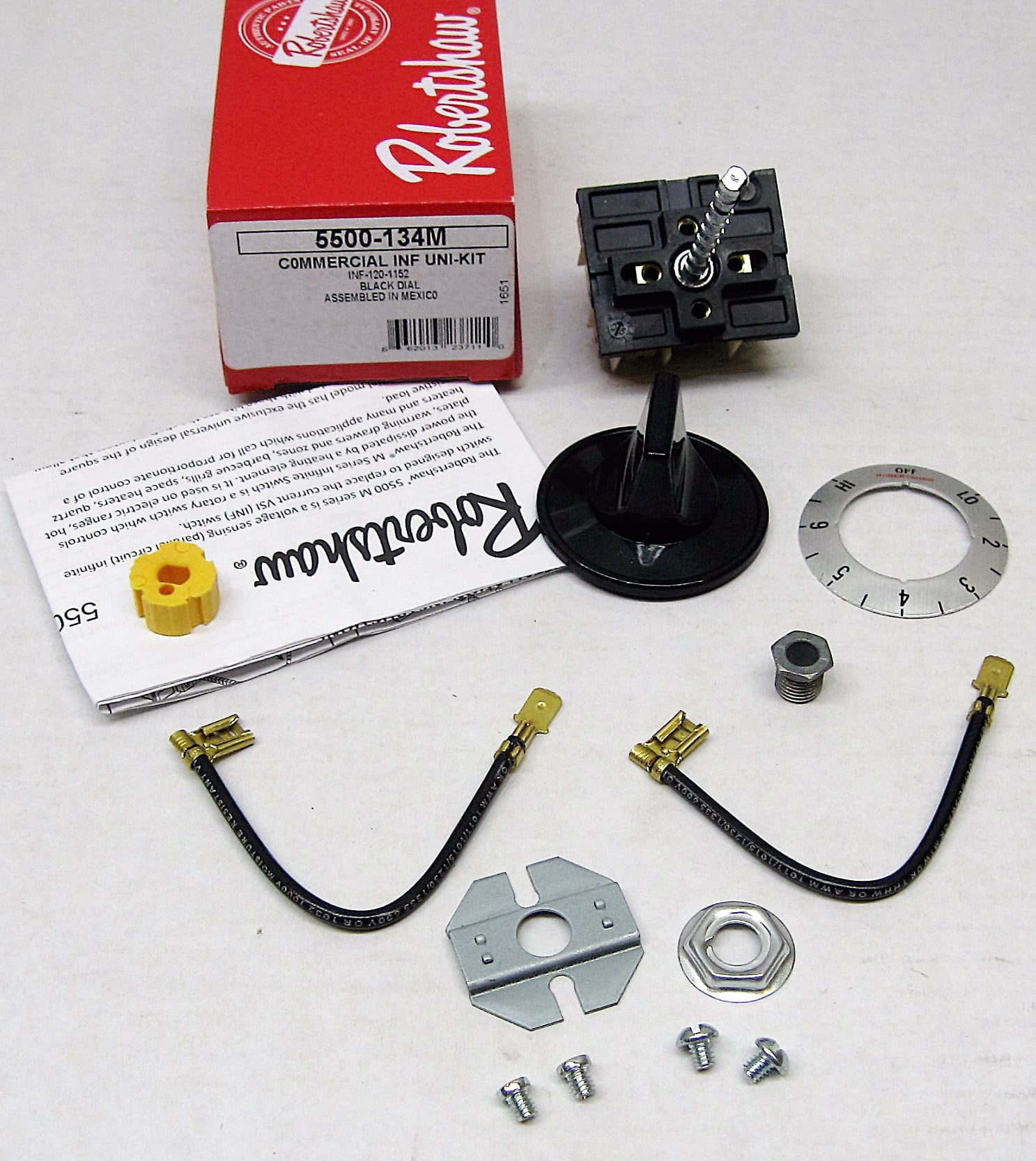Robertshaw Infinite Switch, 120V, Commercial 5500-134M - Walmart.com