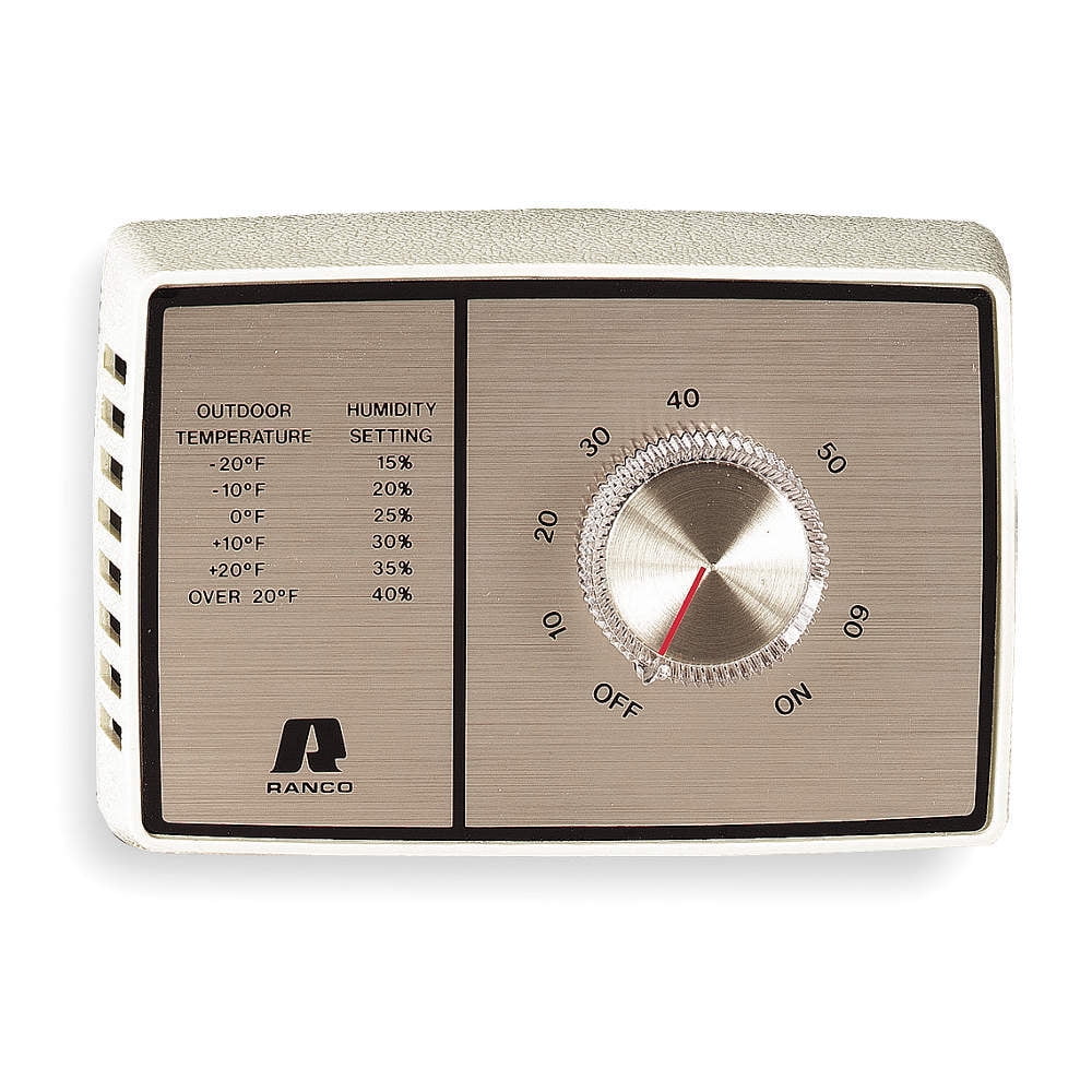 Robertshaw J10-808 - 24V Spst Wall/Duct Mount Humidistat 10-60% Relativ ...