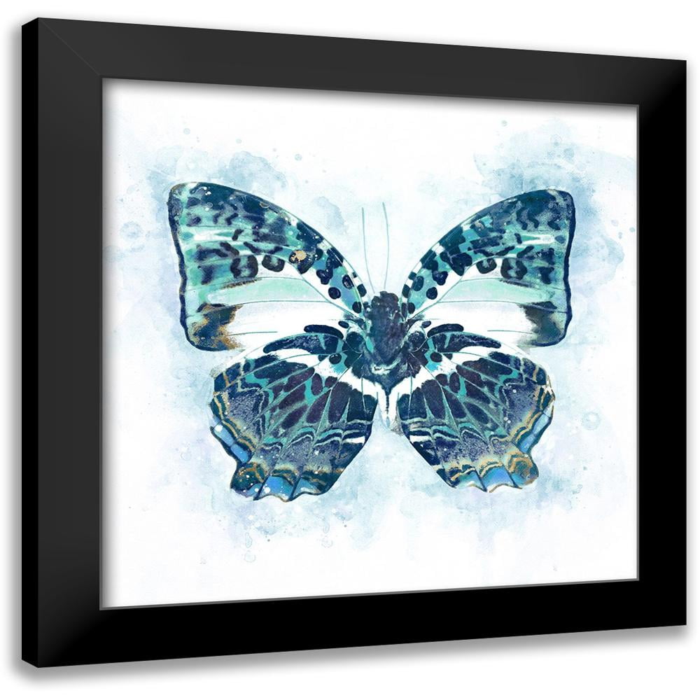 Robertson, Leda 20x20 Black Modern Framed Museum Art Print Titled - Wings of Color - Walmart.com