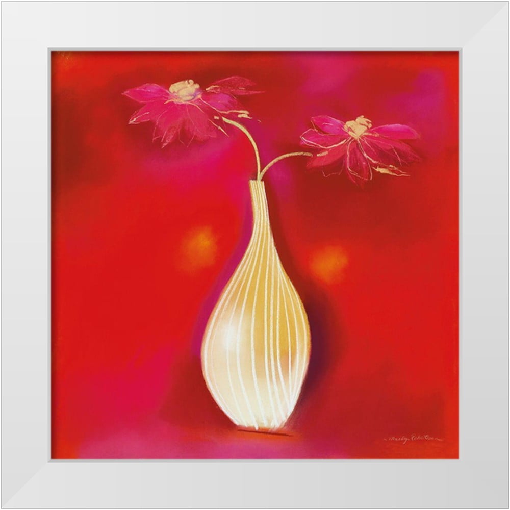 Robertson, Marilyn 26x26 White Modern Wood Framed Museum Art Print ...