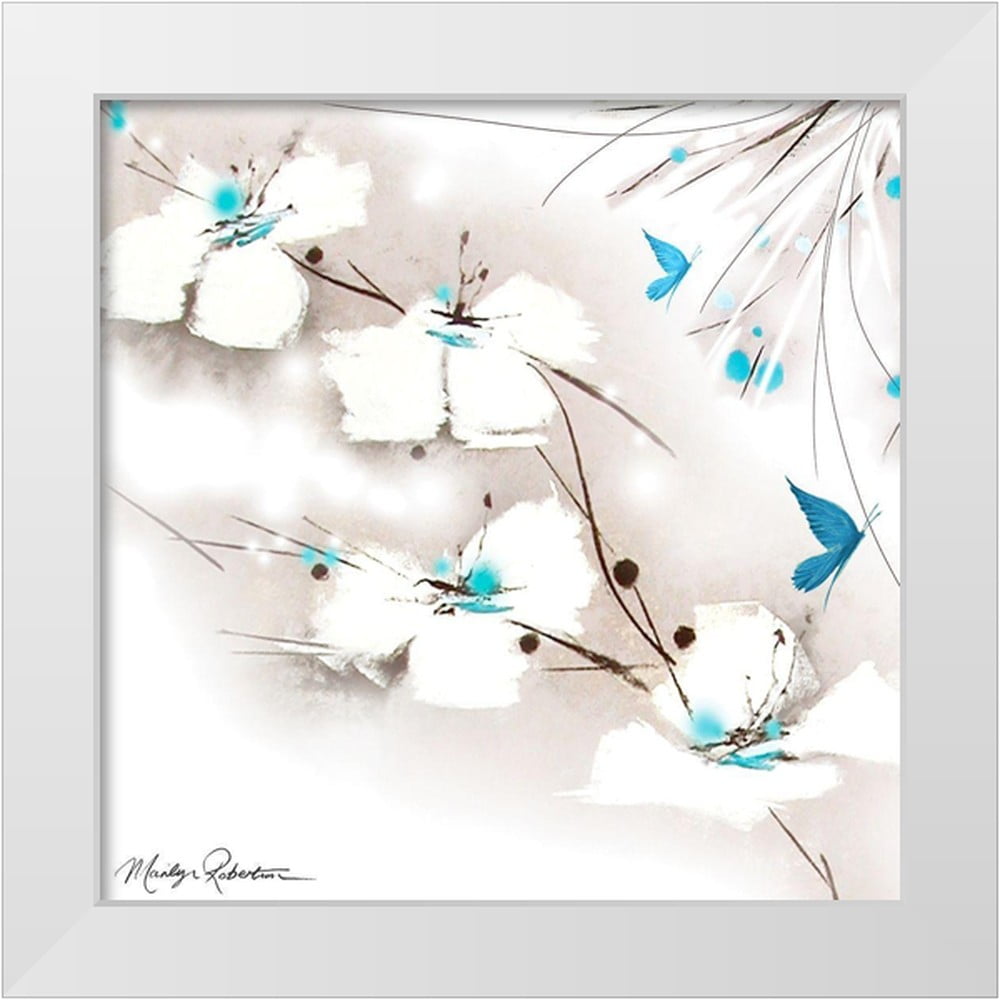 Robertson, Marilyn 26x26 White Modern Wood Framed Museum Art Print ...