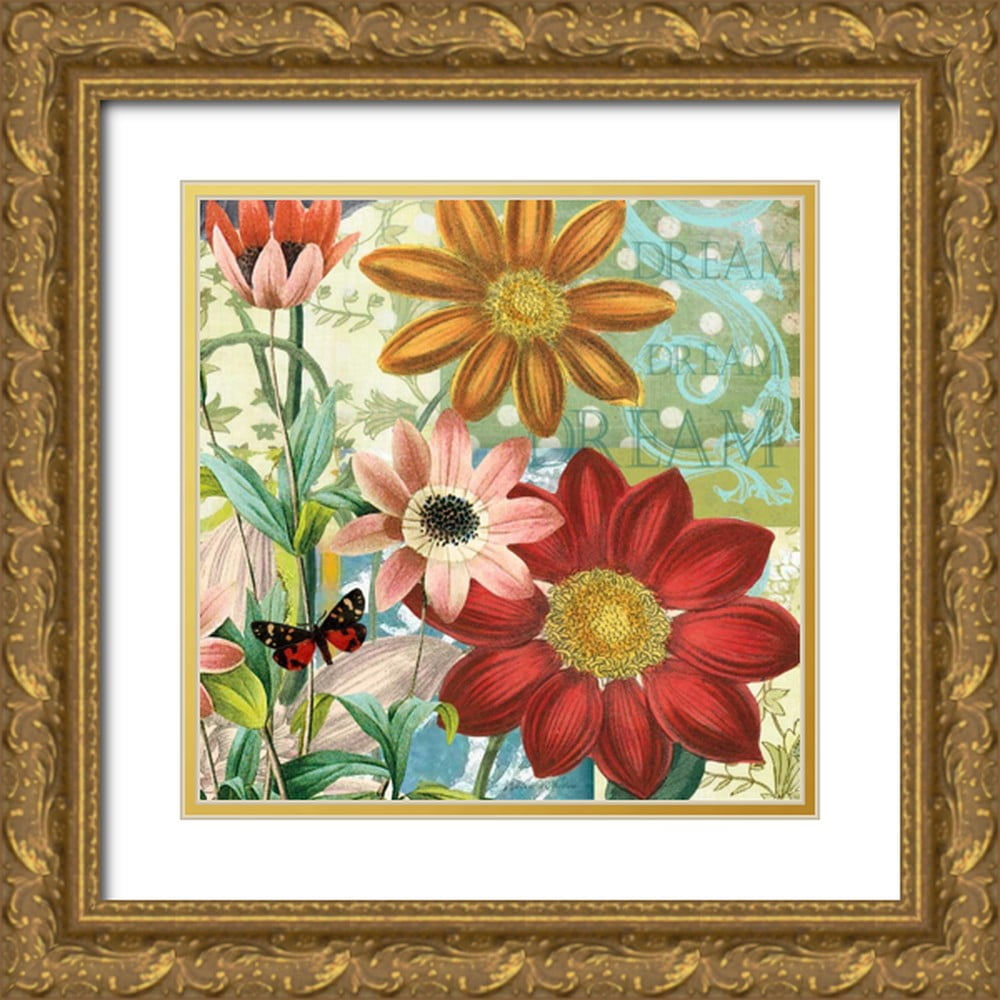 Robertson, Walter 20x20 Gold Ornate Wood Framed with Double Matting ...