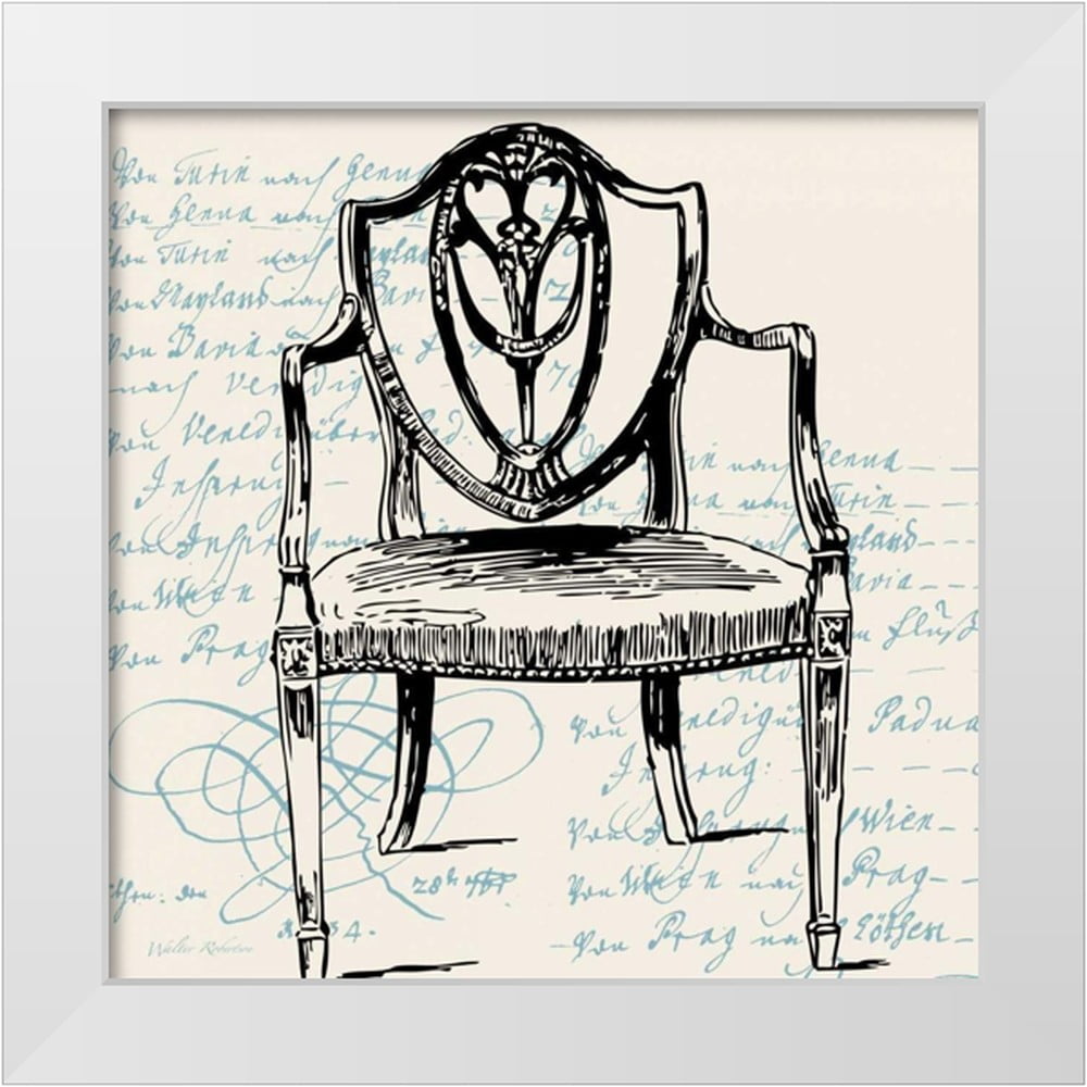 Robertson, Walter 20x20 White Modern Wood Framed Museum Art Print ...