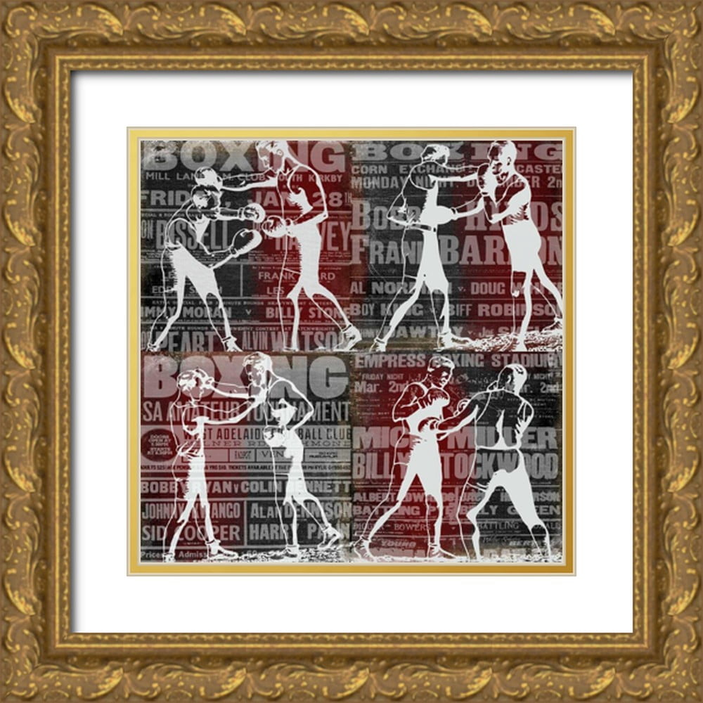 Robertson, Walter 26x26 Gold Ornate Wood Framed with Double Matting ...