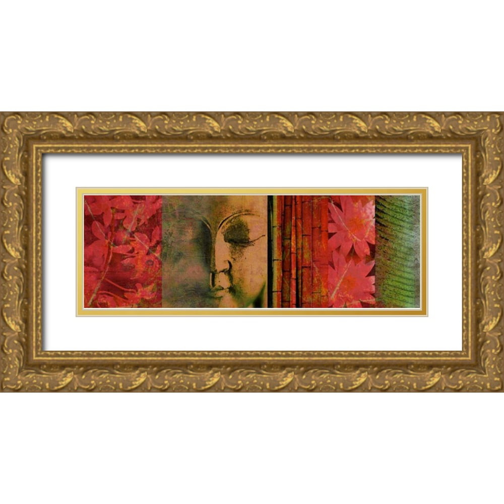 Robertson, Walter 32x13 Gold Ornate Wood Framed with Double Matting ...