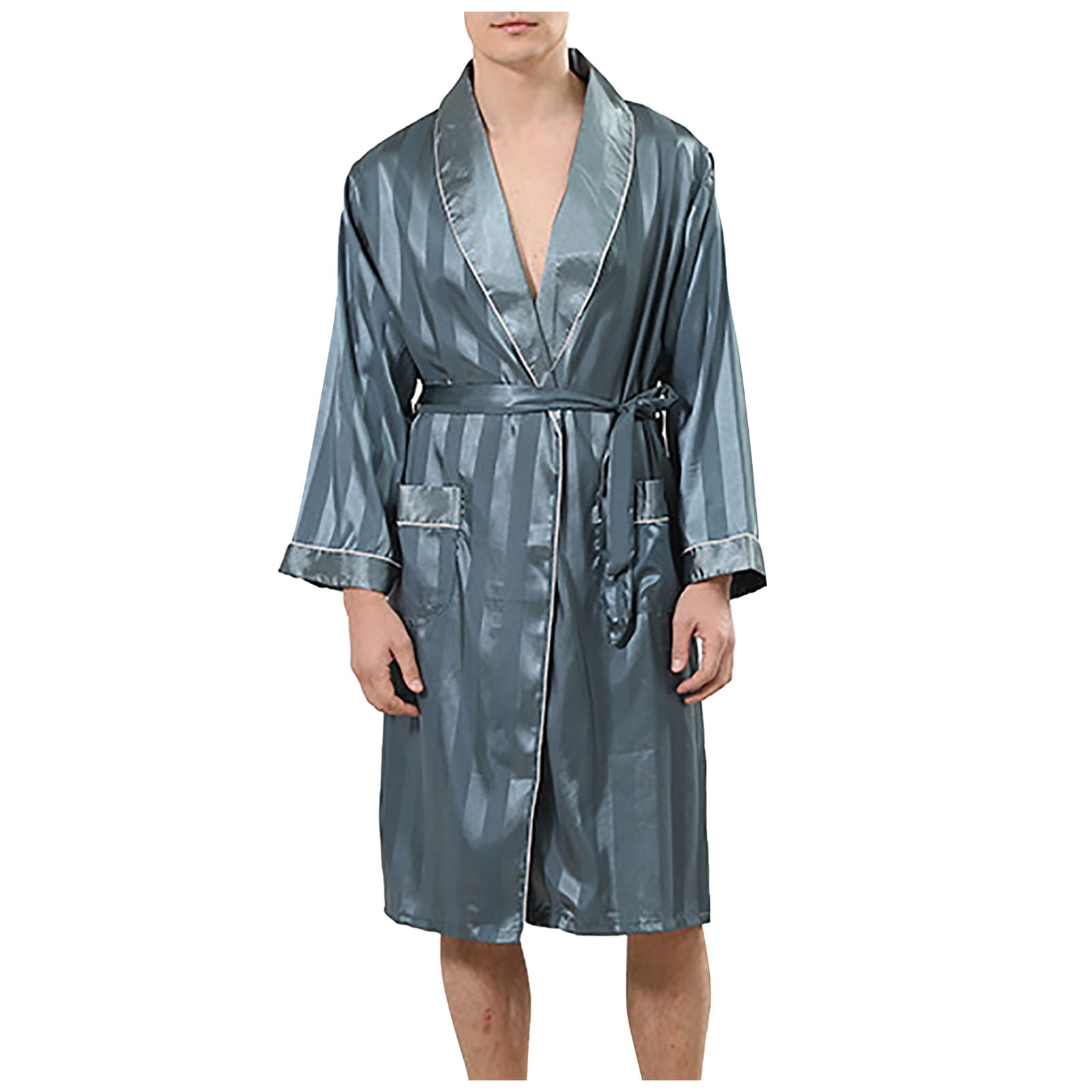 Viikei Robes for Men,Viikei Mens Robes,Warm Soft Plush Mens Robe with Hood,Plus Size Plus Thick ...
