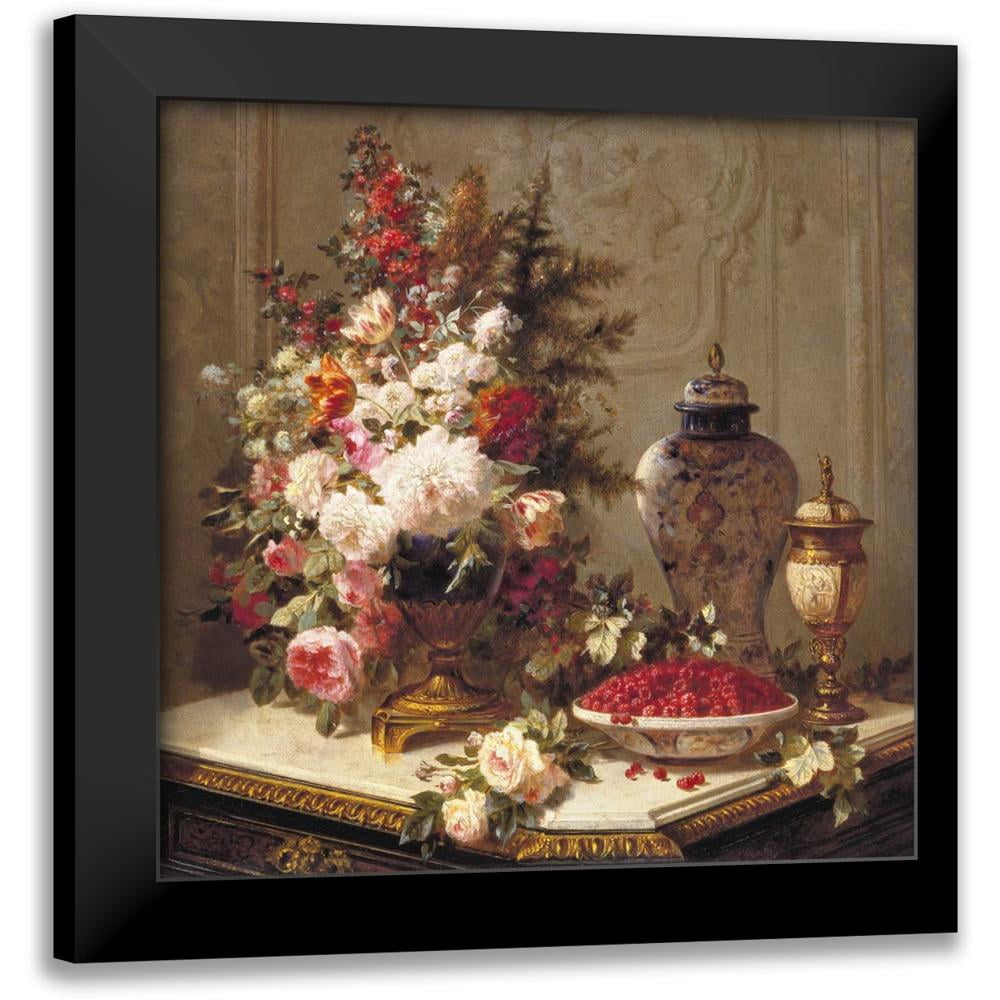 Robie, Jean-Baptiste 20x20 Black Modern Framed Museum Art Print Titled ...