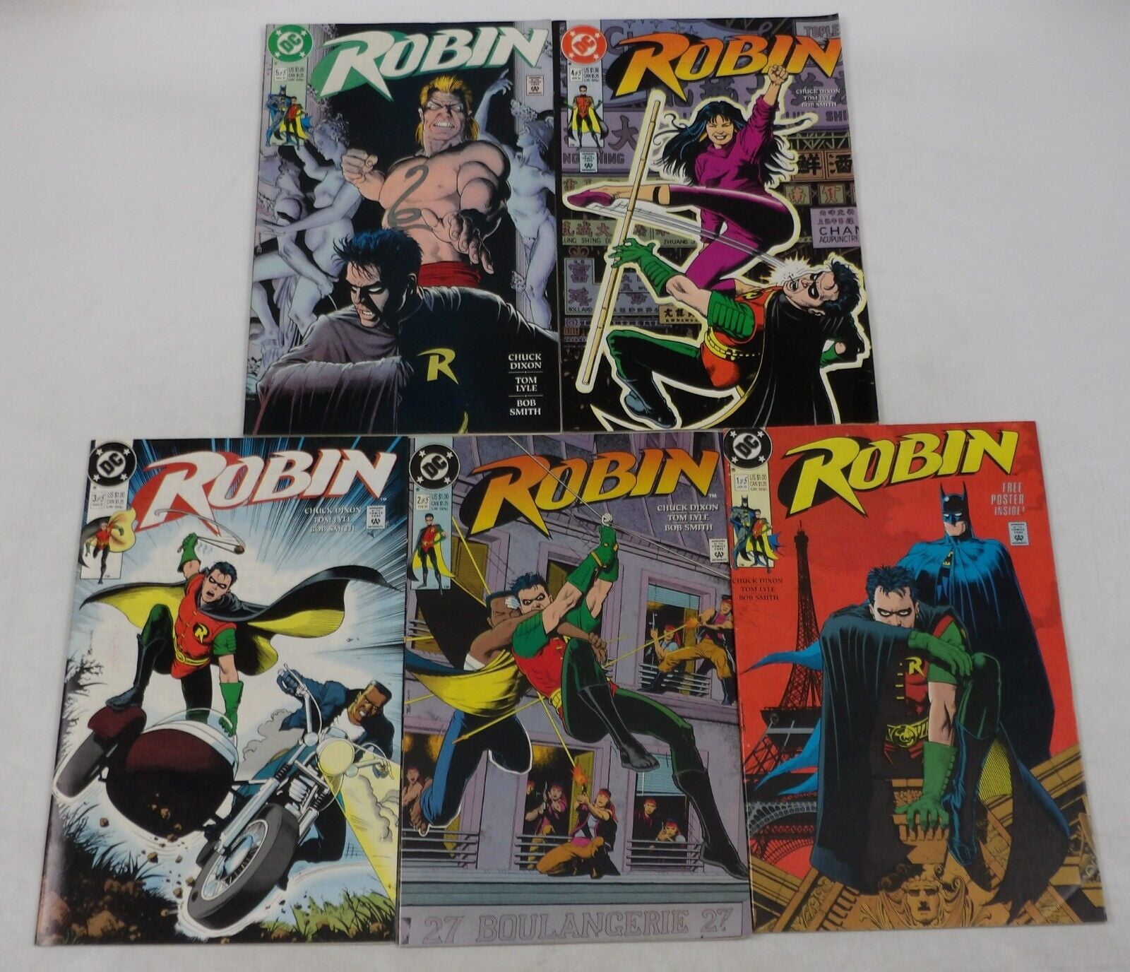 Robin #1-5 VF/NM complete series Chuck Dixon - Batman ; DC - Walmart.com