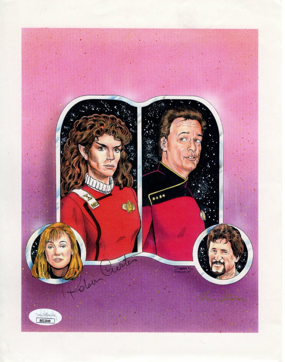 Robin Curtis Arne Starr Signed Autographed Art Print Photo Star Trek ...