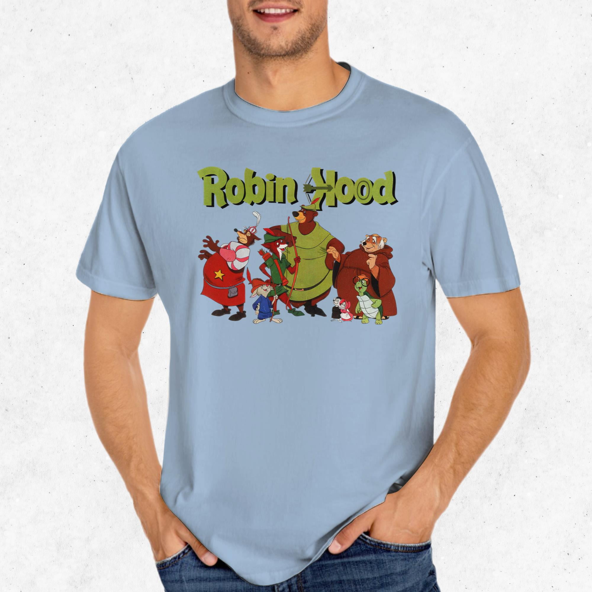 Robin Hood Disney Classic Animated Movie T-Shirt Unisex All Size ...
