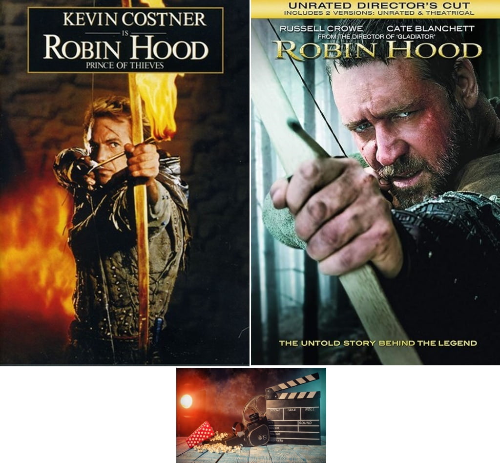 Robin Hood Double Feature Prince of Thieves & Robin Hood 2 DVD Set Includes Movie Take Art Card ...