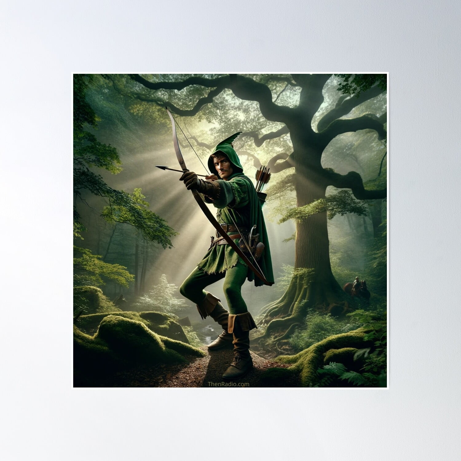 Robin Hood Fan Art Poster Wall Art, Modern Wall Decor, 24x36 UNFRAMED ...