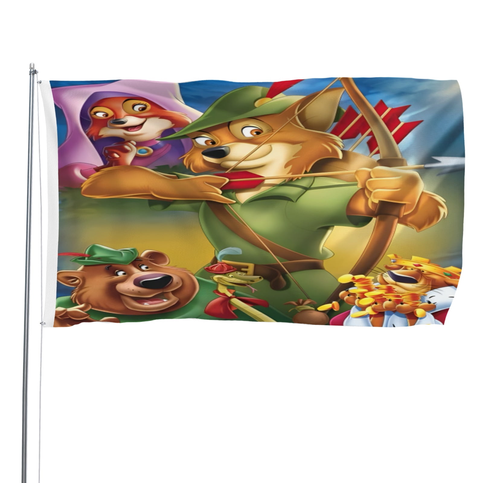 Robin Hood flag perfect for outdoor decoration, can be hung indoors ...