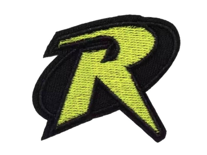 Robin R Logo Batman 2.5 Inch Embroidered Iron On Patch - Walmart.com