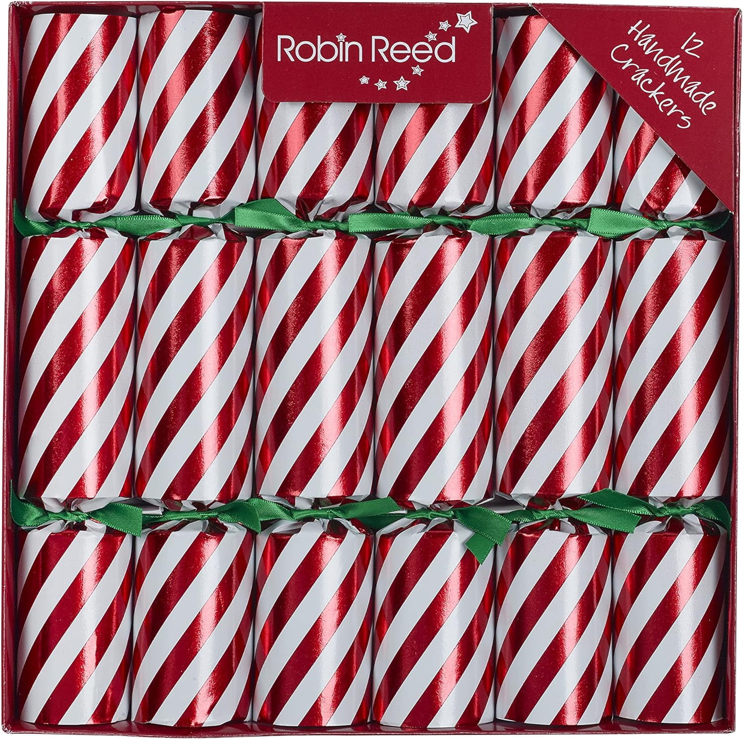 Robin Reed 10" Crackers, Candy Stripe, Set of 12 (52146) - Walmart.com