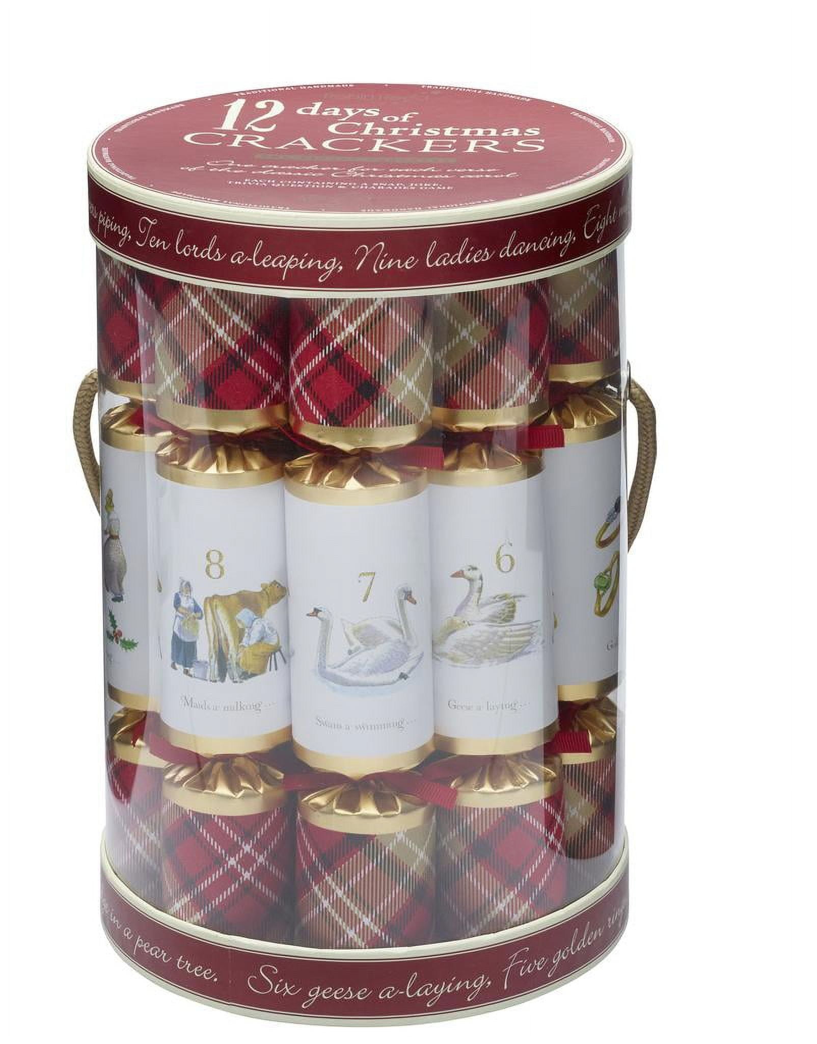 Robin Reed 12 Days Plaid Party Crackers - Walmart.com