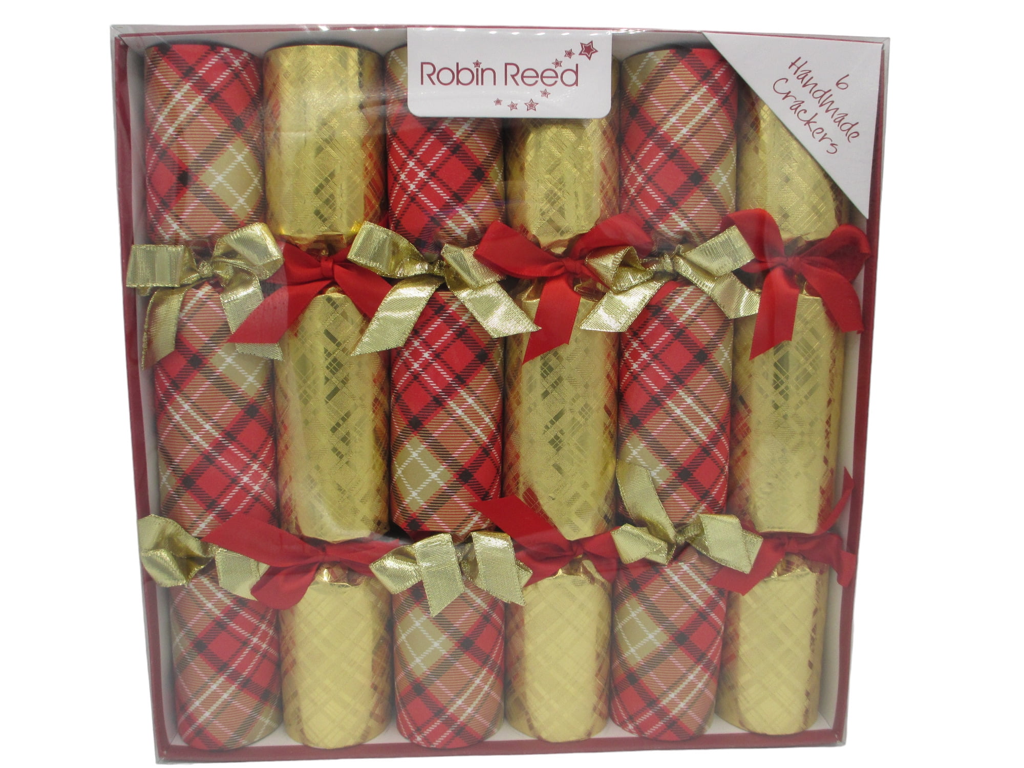 Robin Reed Christmas Crackers Handmade Holiday Party Favors with Hat ...