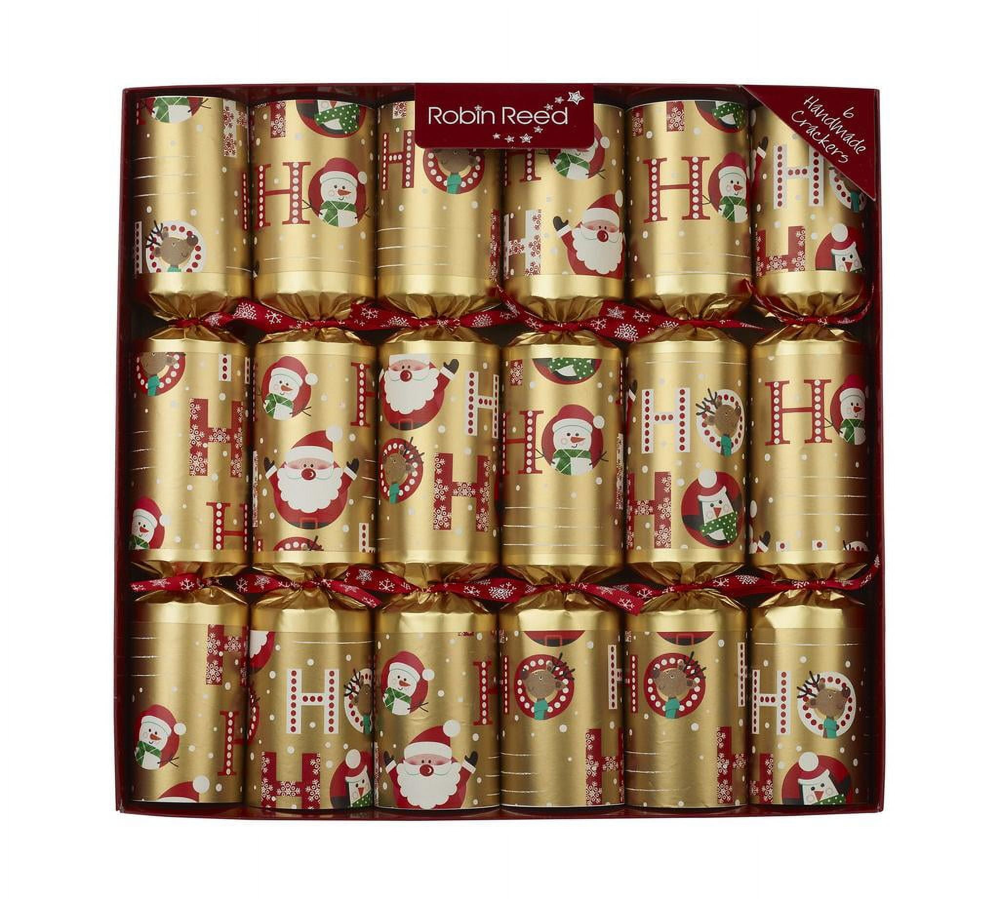 Robin Reed English Holiday Christmas Crackers - Racing Santa Ho Ho Ho ...